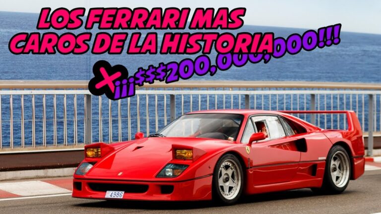 Descubre el Ferrari Más Caro de la Historia: Un Ícono de Lujo y ...